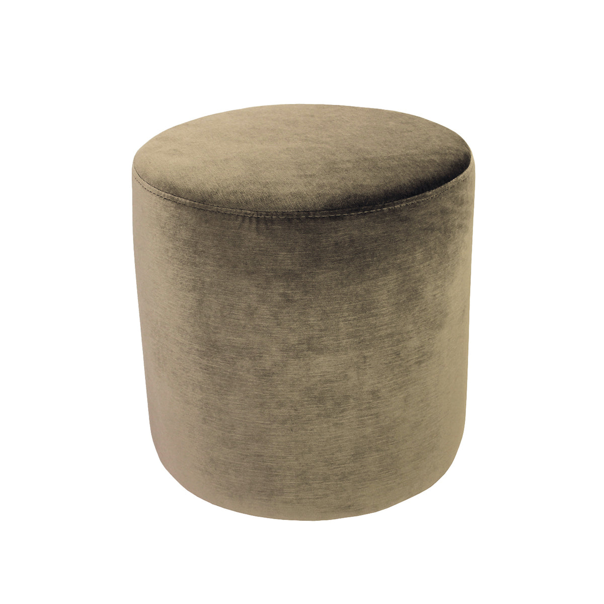 Soho Small Velvet Ottoman - Coffee — The Home & Linen Ladies