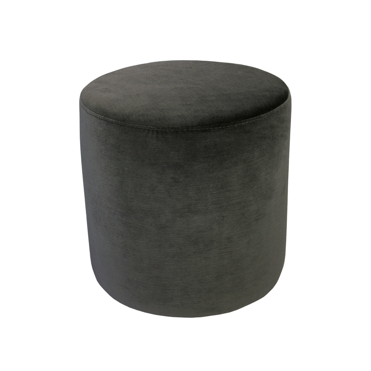 Soho Small Velvet Ottoman - Dark Grey — The Home & Linen Ladies