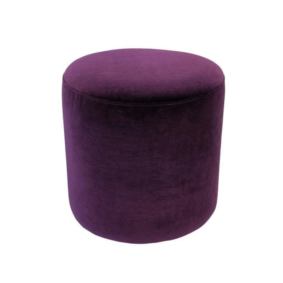 Soho Small Velvet Ottoman - Mulberry — The Home & Linen Ladies